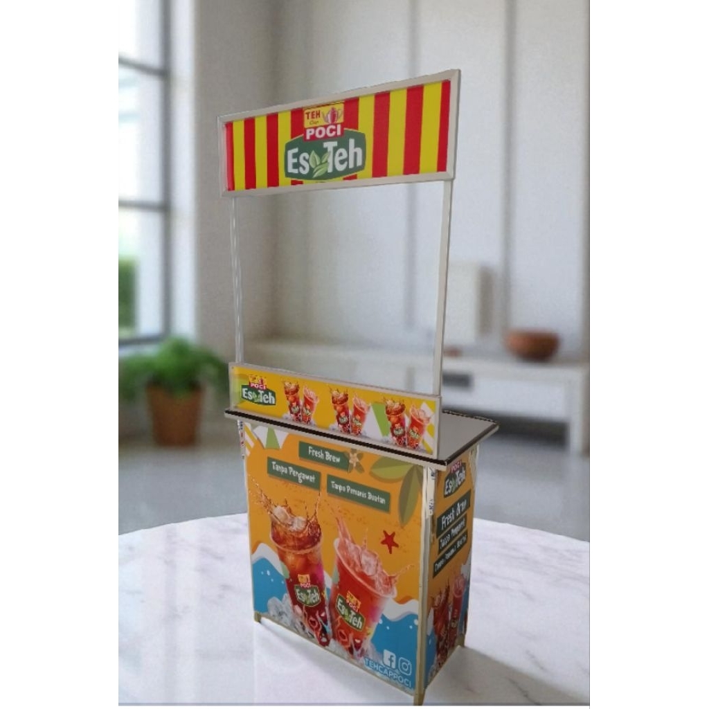 Jual booth Es Teh portable mejalipat es teh tea. | Shopee Indonesia