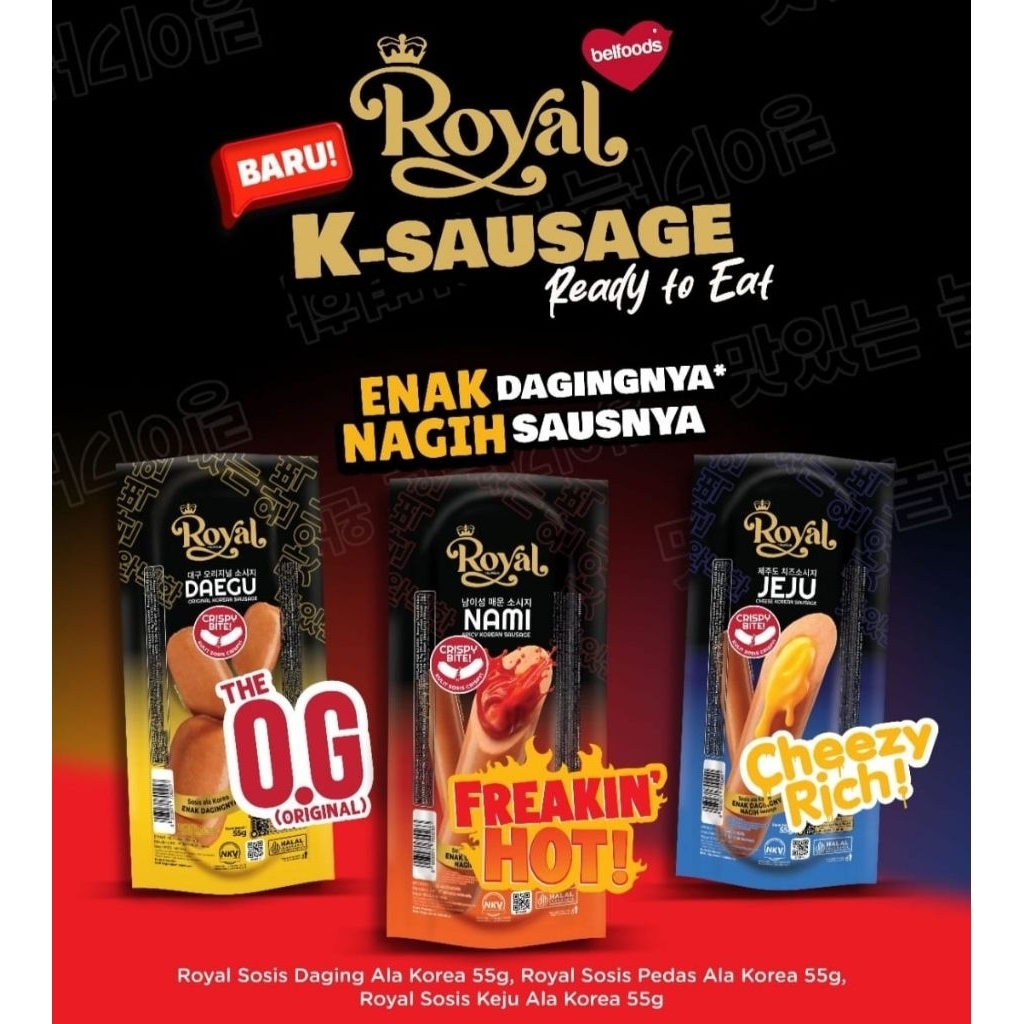 Jual Sosis Belfoods Royal RTE Ala Korea | Shopee Indonesia