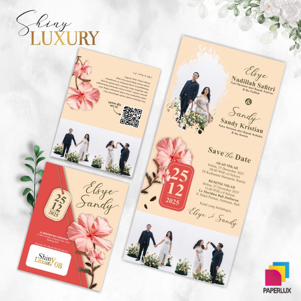 Jual UNDANGAN PERNIKAHAN GLOSSY - UNDANGAN NIKAH CUSTOM FOTO - WEDDING ...