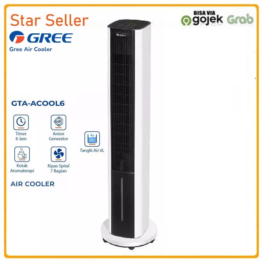 Jual GREE - Tower Air Cooler - Anion Generator - Aromaterapi ...