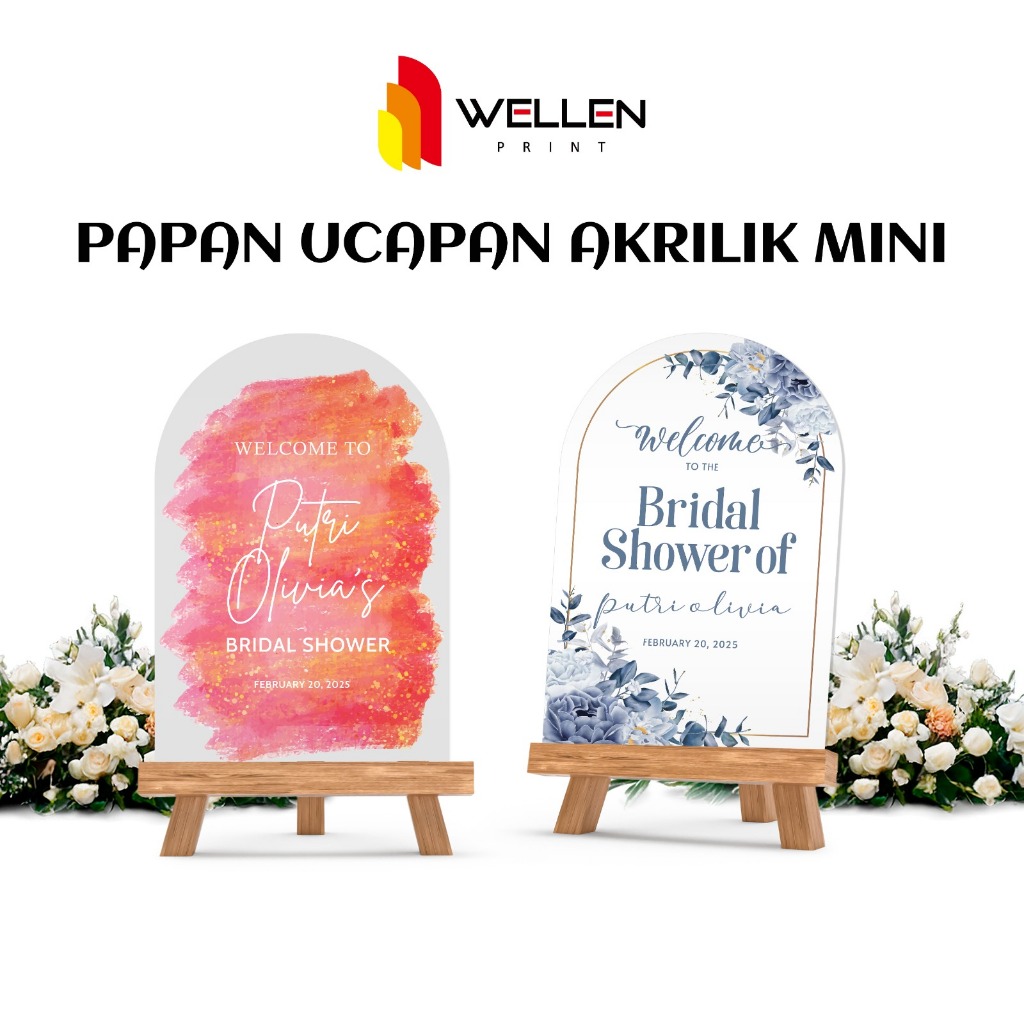 Jual WELLEN PRINT – Cetak Papan Ucapan Akrilik Mini Custom / Print ...