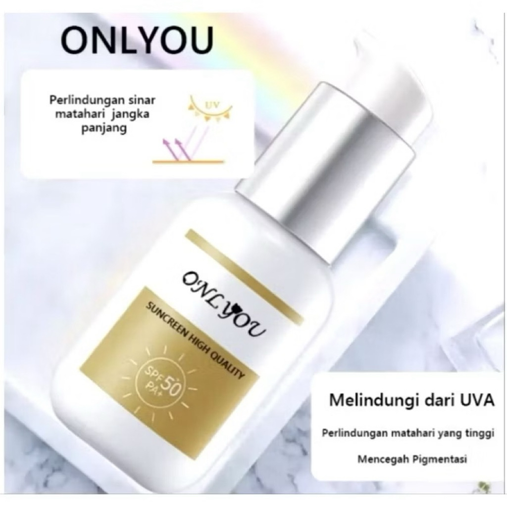 Jual BPOM Certification] ONLYOU Sunscreen cream SPF 50 PA+++ 50ML Face ...