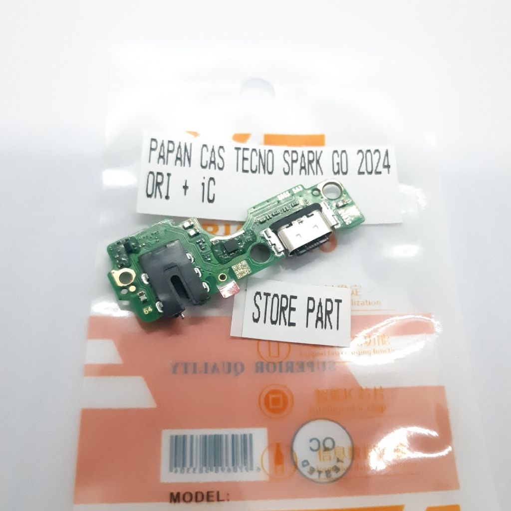 Jual Papan Cas Tecno Spark Go 2024 - Full iC | Ori | Board Cas | Shopee ...