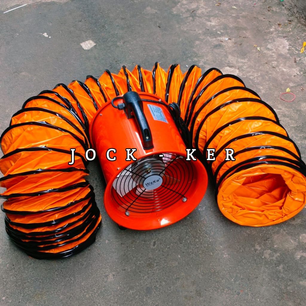 Jual Kipas Blower Ventilator Portable 8 Inch Weka Plus Flexsible Duct 5 ...