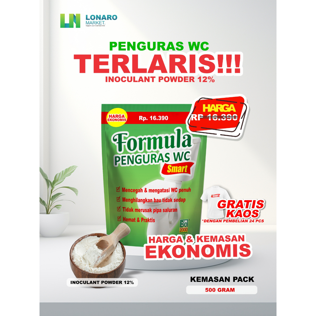 Jual Formula Penguras WC Smart 500 gram | Shopee Indonesia