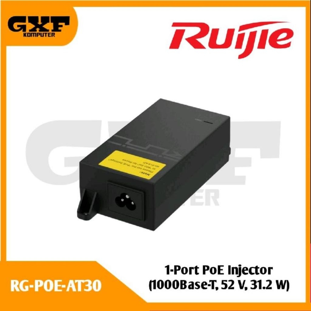 Jual Ruijie RG-POE-AT30 1-port PoE adapter (1000Base-T, 52V, 31.2W) | Shopee Indonesia