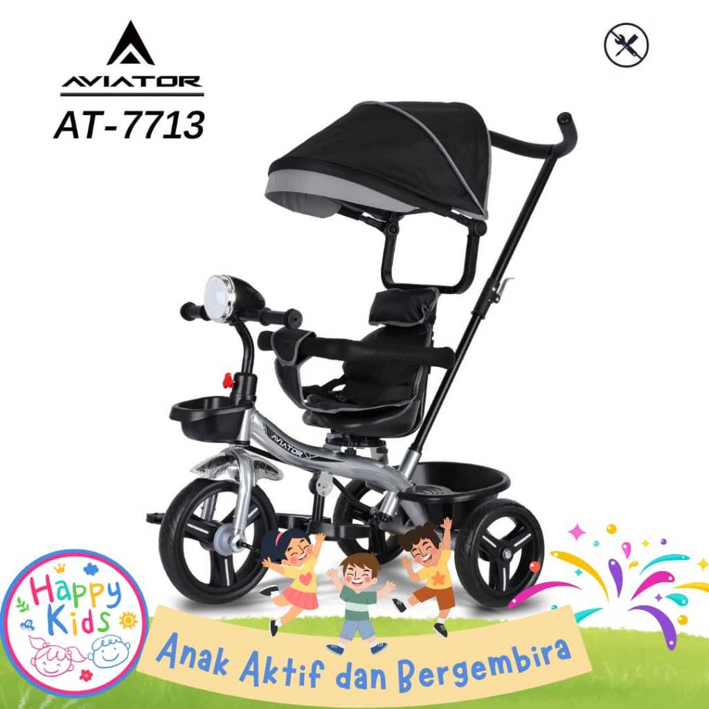 Jual SEPEDA ANAK TIGA RODA AVIATOR AT 7713 | Shopee Indonesia
