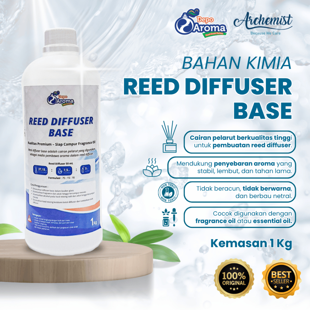 Jual Bahan Kimia Reed Diffuser Base - Cairan Pelarut Aroma Reed ...