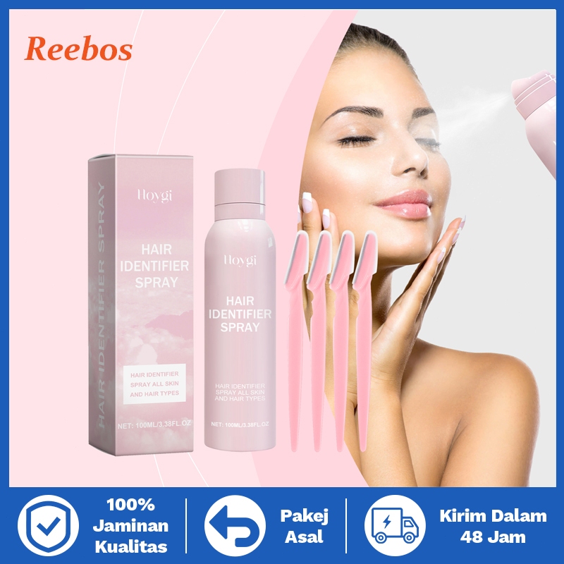 Jual Reebos Face Hair Identifier Spray & eyebrowrazor Hair ...