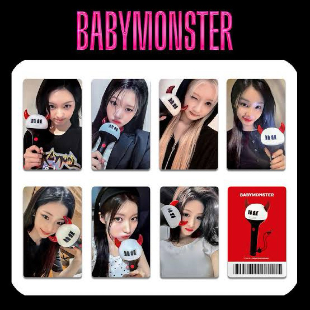 Jual BABYMONSTER Lightstick Photocard Benefit - Selca pc POB Offline ...