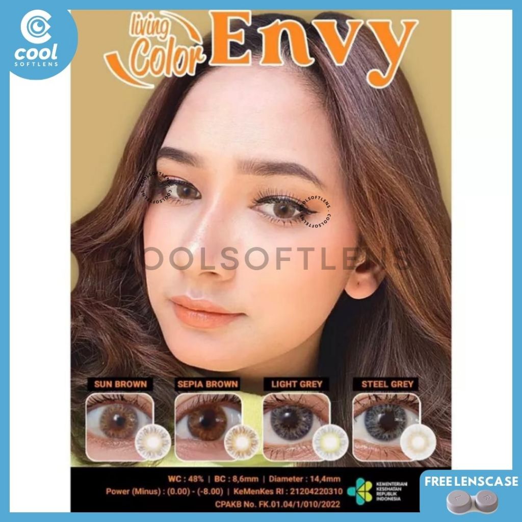Jual Softlens ENVY 14,4 MM Normal By Irislab / Soflen Envy / Envy By ...