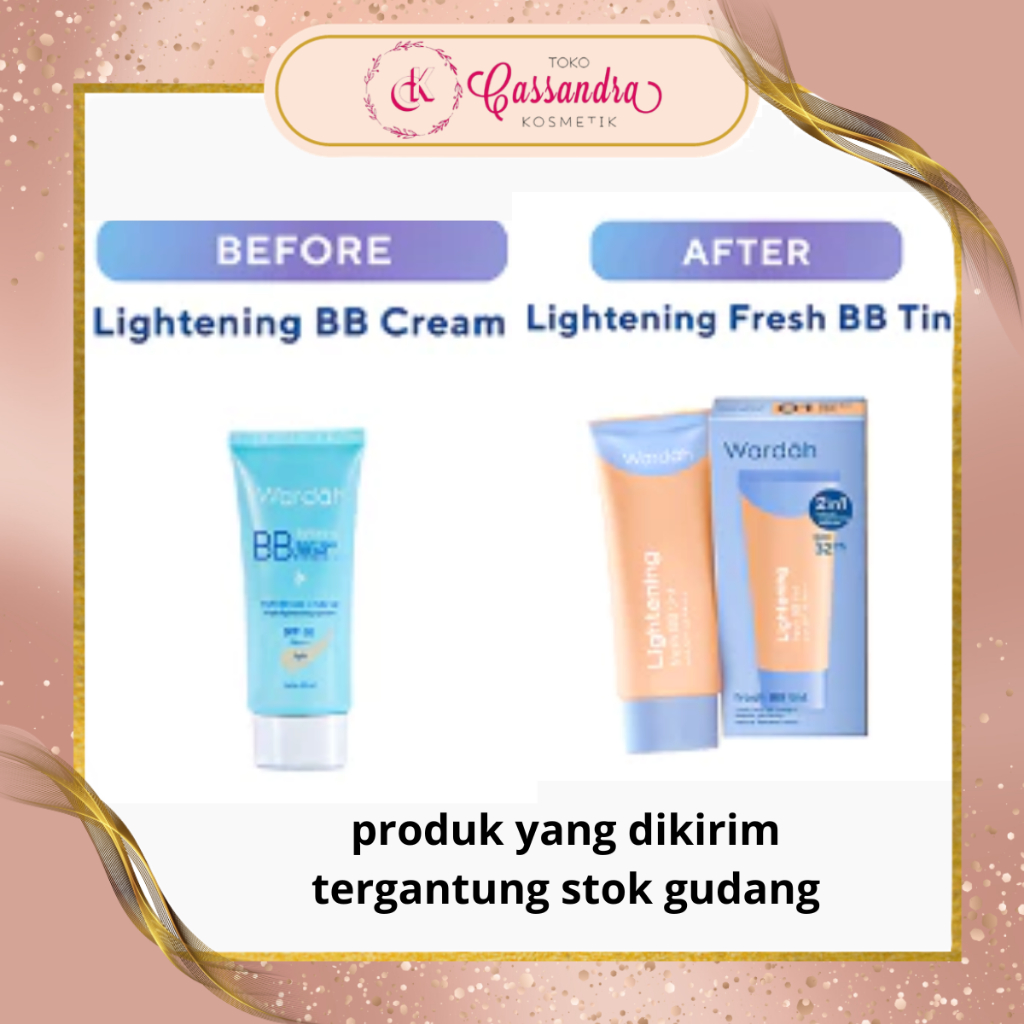 Jual WARDAH LIGHTENING BB CREAM / WARDAH LIGHTENING FRESH BB TINT 15ml ...