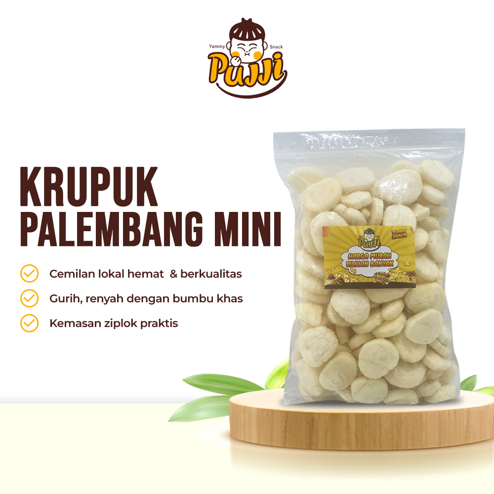 Jual PUJJI SNACK - Kerupuk Palembang Mini / Kerupuk Kemplang Mini ...