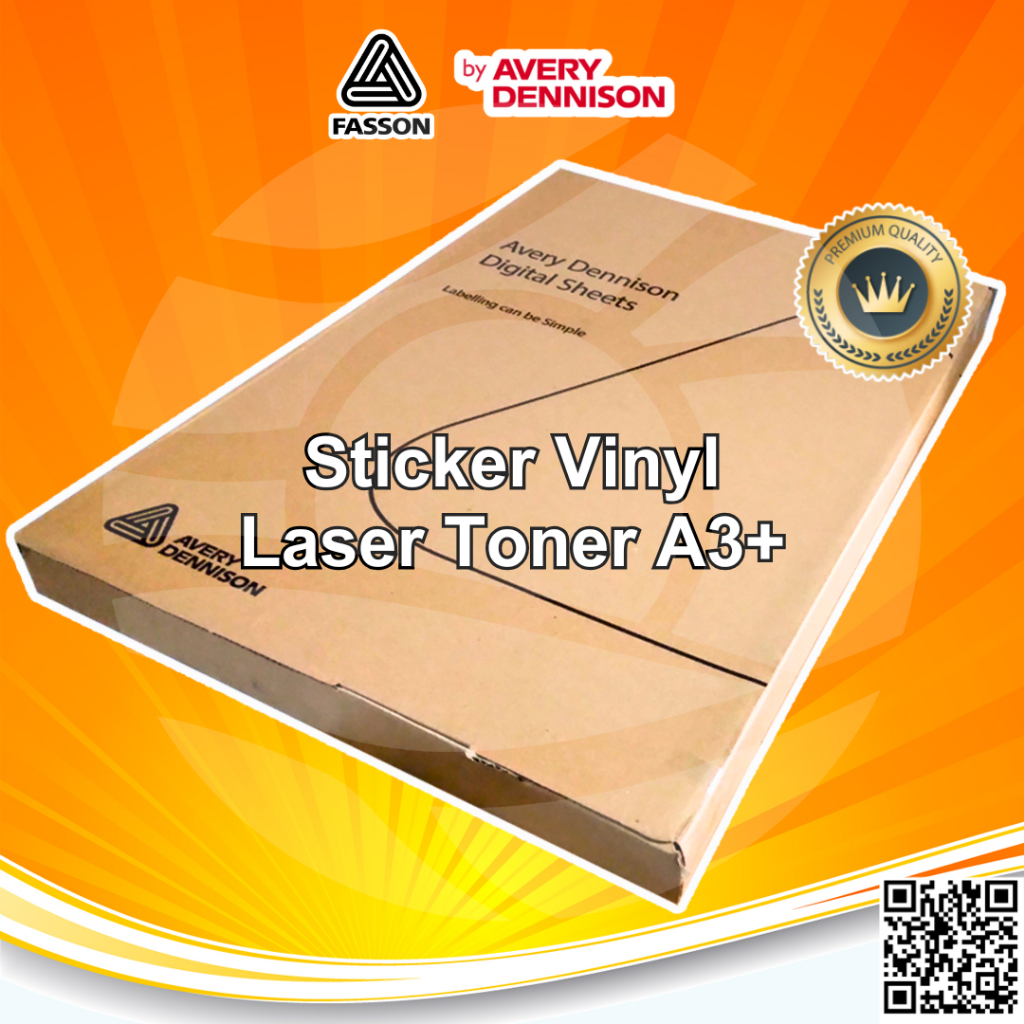 Jual FASSON Avery USA - Sticker Vinyl Laser Digital Print A3+ Stiker ...
