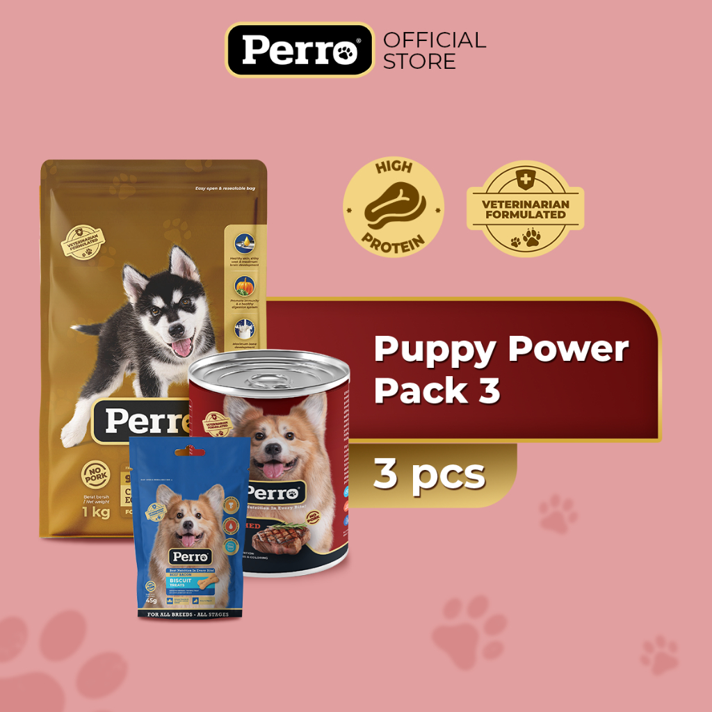 Jual Perro Puppy Power Pack 3 | Shopee Indonesia