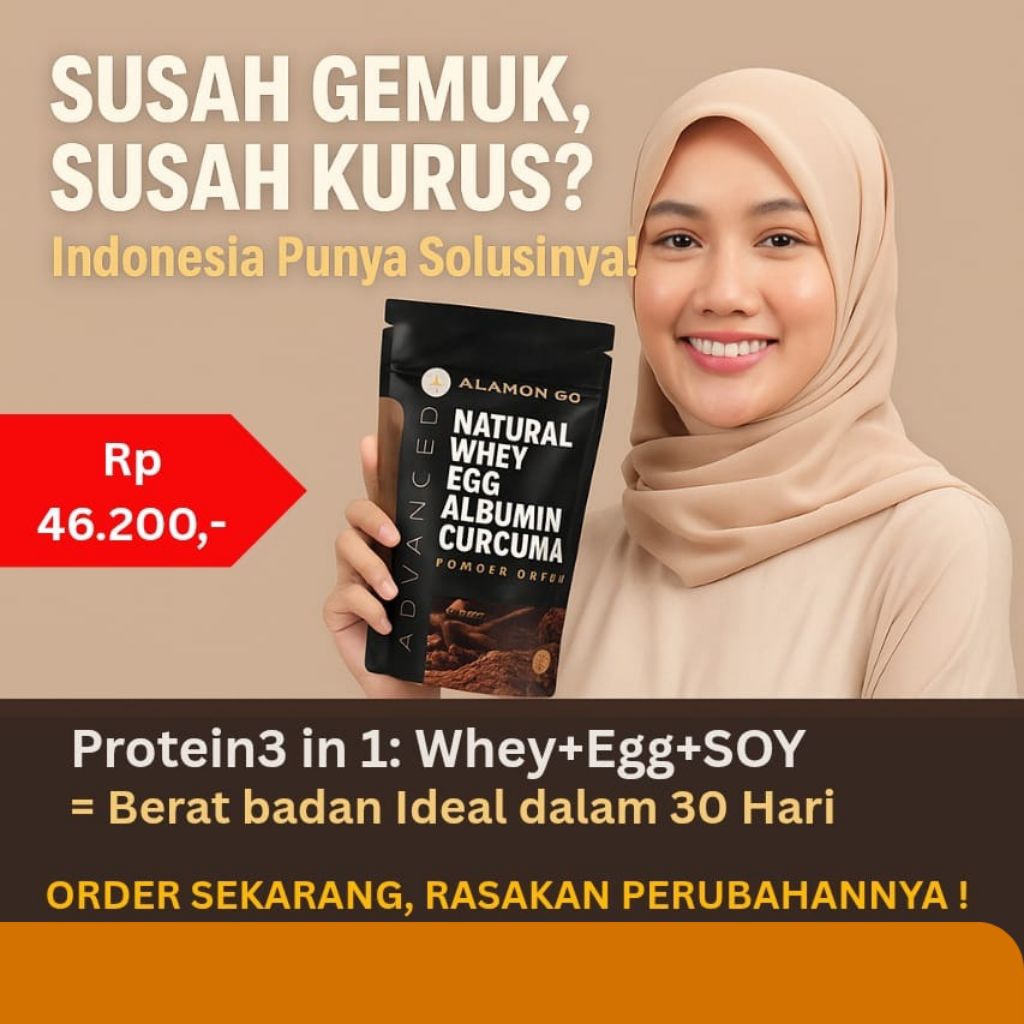 Jual Penambah Berat Badan | Alamon GO Cokelat | Natural Whey + Albumin ...
