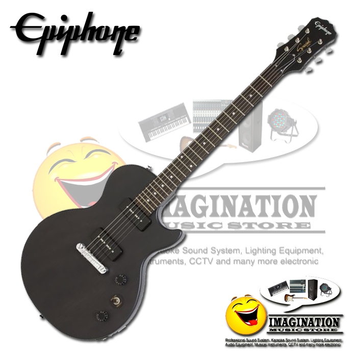 Jual Epiphone Ltd Ed Special-I P-90 in Worn Ebony | Shopee Indonesia