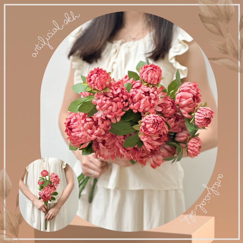 Jual PEONY BOM ARIFICIAL FLOWER DEKORASI PERNIKAHAN DECOR RUMAH GROSIR ...