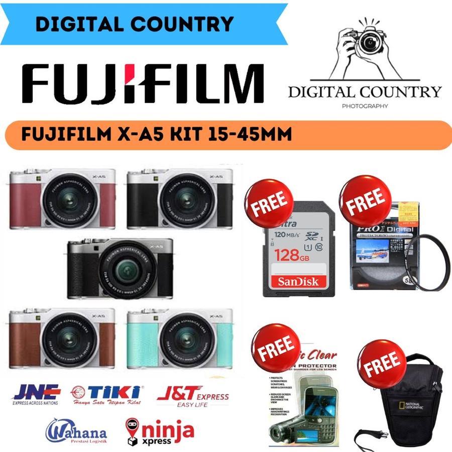 Jual FUJIFILM X-A5 KIT 15-45MM / FUJIFILM XA5 KIT 15-45MM / FUJIFILM XA5 | Shopee Indonesia