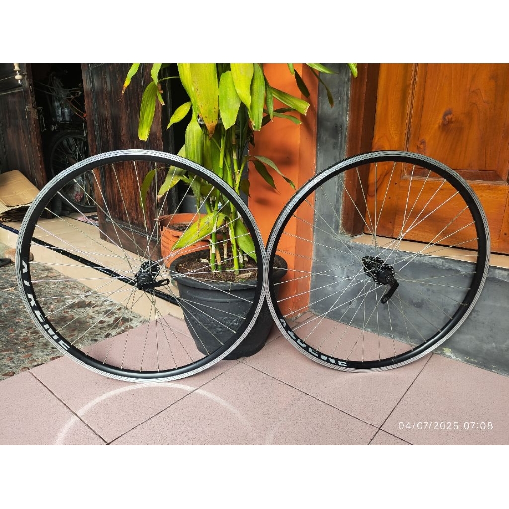 Jual sepasang wheelset Commuter bike r26 wheel set sepeda federal mtb ...