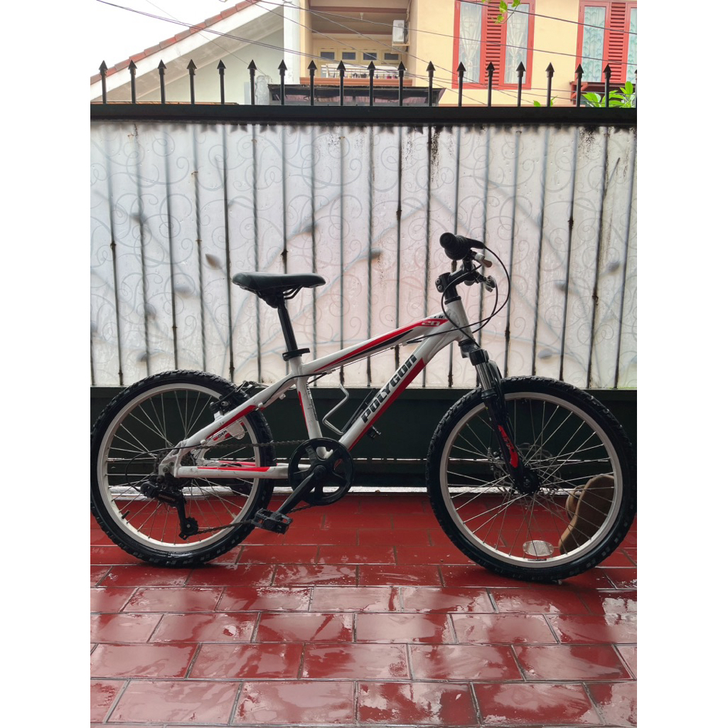 Jual Sepeda Anak | Polygon Relic 20 warna putih merah untuk anak 7-12 ...