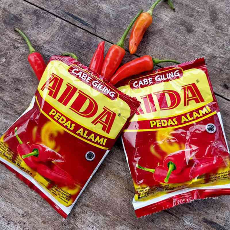 Jual AIDA - BUMBU CABE BUBUK PEDAS PENYEDAP RASA 25 GR | Shopee Indonesia