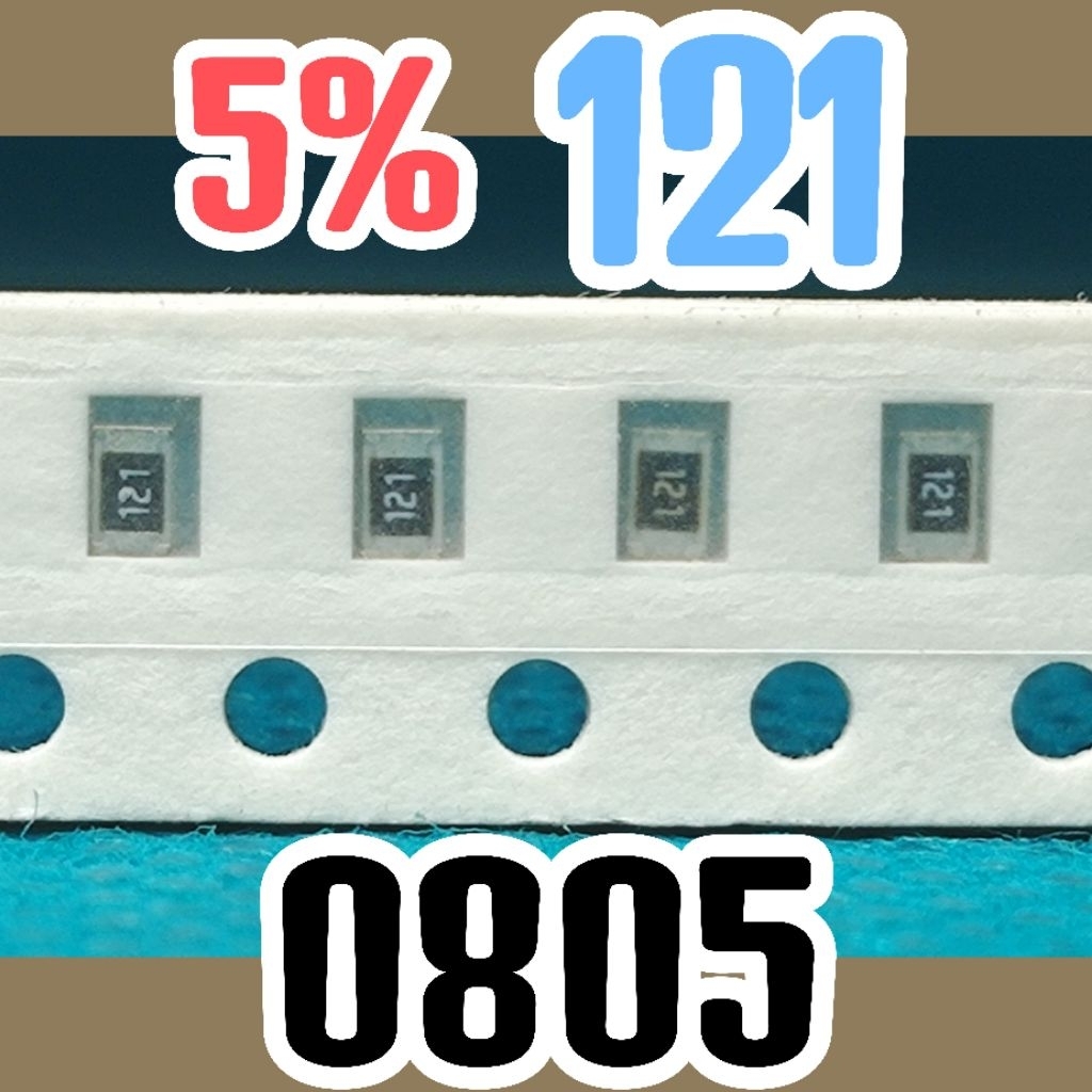 Jual 10pcs Chip resistor smd 121 120R 5% size 2012 0805 120ohm 120 ohm | Shopee Indonesia