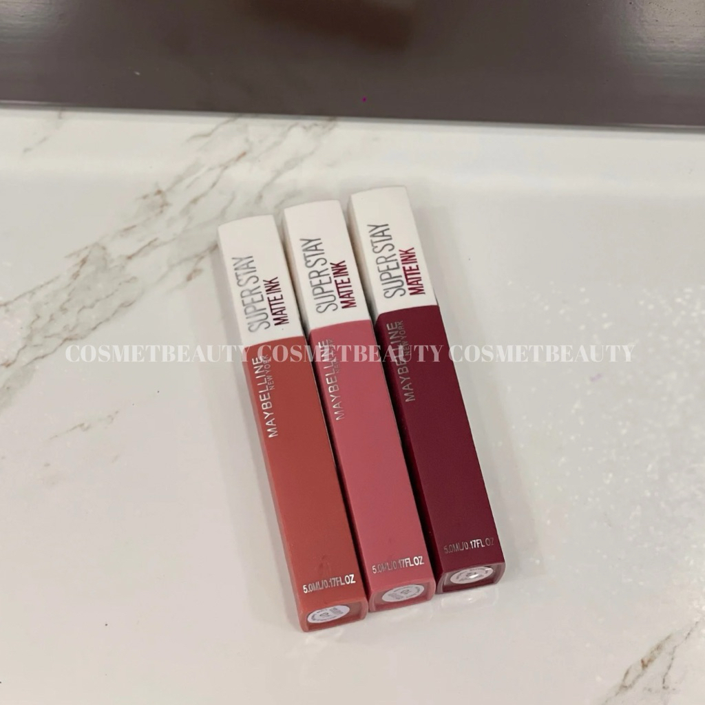 Jual (3pcs) Maybelline Superstay Matte Ink Barcode 24H | ITEM NO: 8810 ...