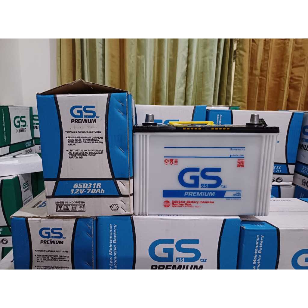 Jual AKI BASAH MOBIL L-300/ISUZU TRUCK/KONTENER GS GOLDSTAR N70 70AH ...