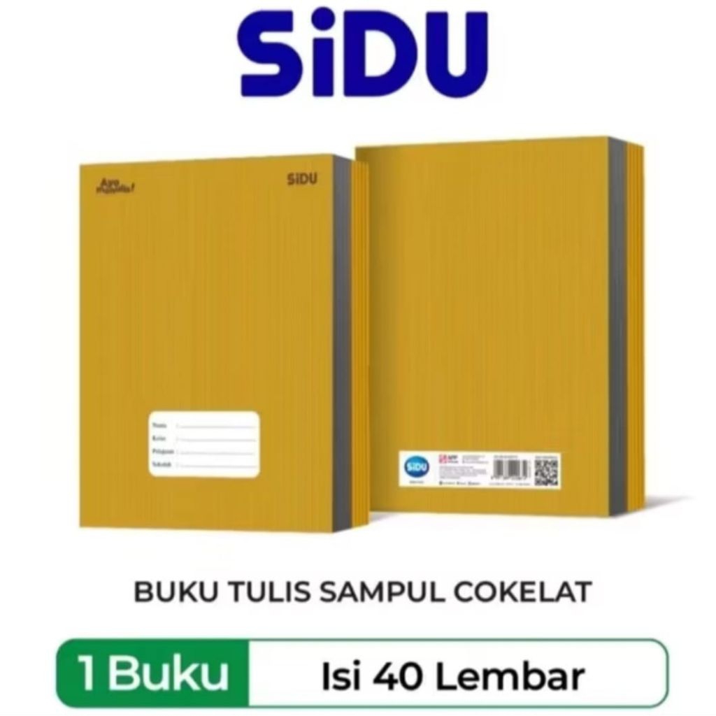Jual Buku Tulis 1pac (isi 10 buku) Buku sampul coklat isi 40/60 lembar ...