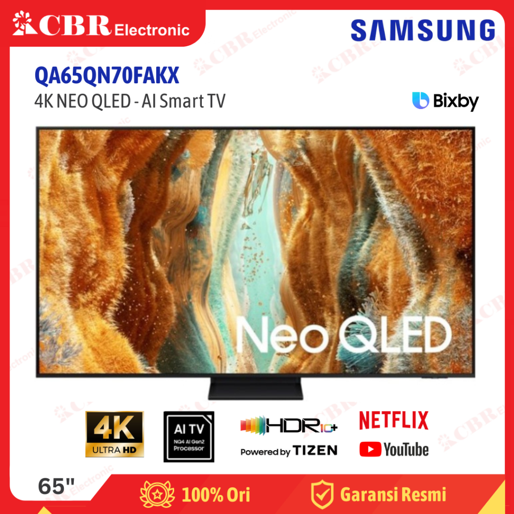 Jual TV SAMSUNG 65 Inch LED QA65QN70FAKX (4K NEO QLED - AI Smart TV ...