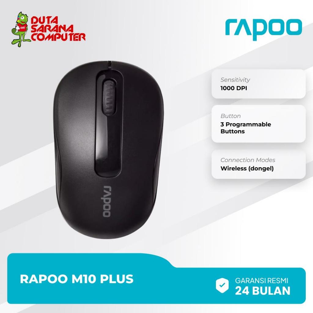 Jual Rapoo M10 Plus Wireless Optical Mouse | Shopee Indonesia