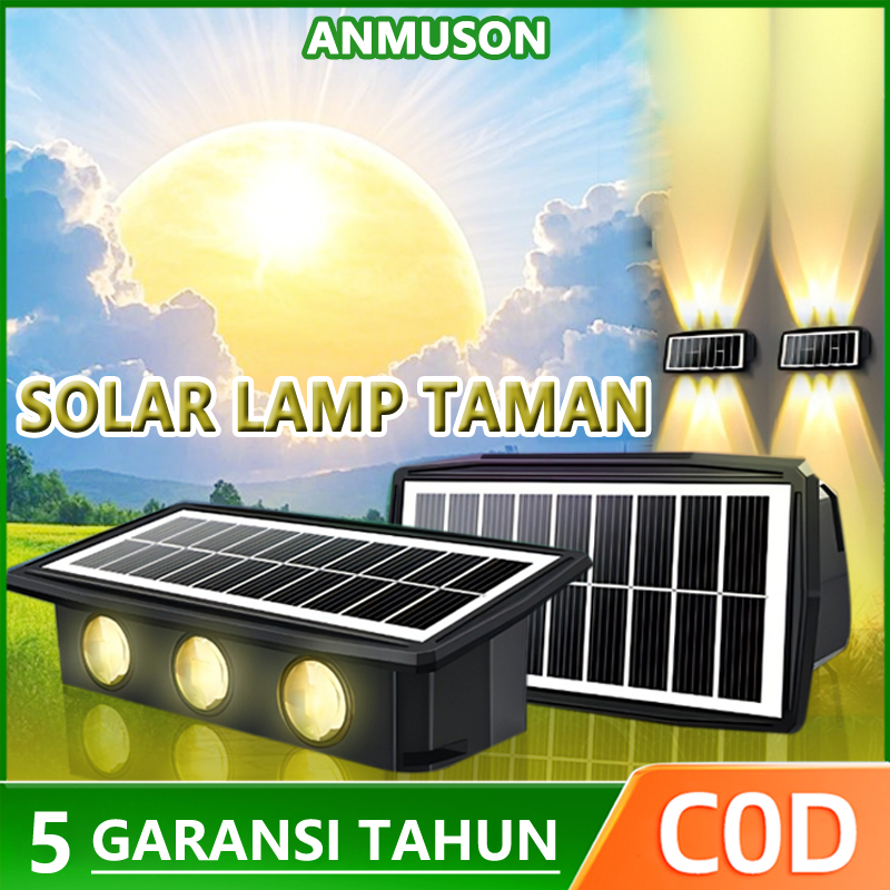 Jual Anmuson Solar Panel/LED SolarLamp Hias Taman,Tangga,Sudut Tenaga ...