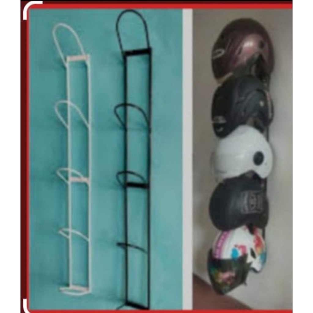 Jual Rak helm gantung susun 5 | Shopee Indonesia