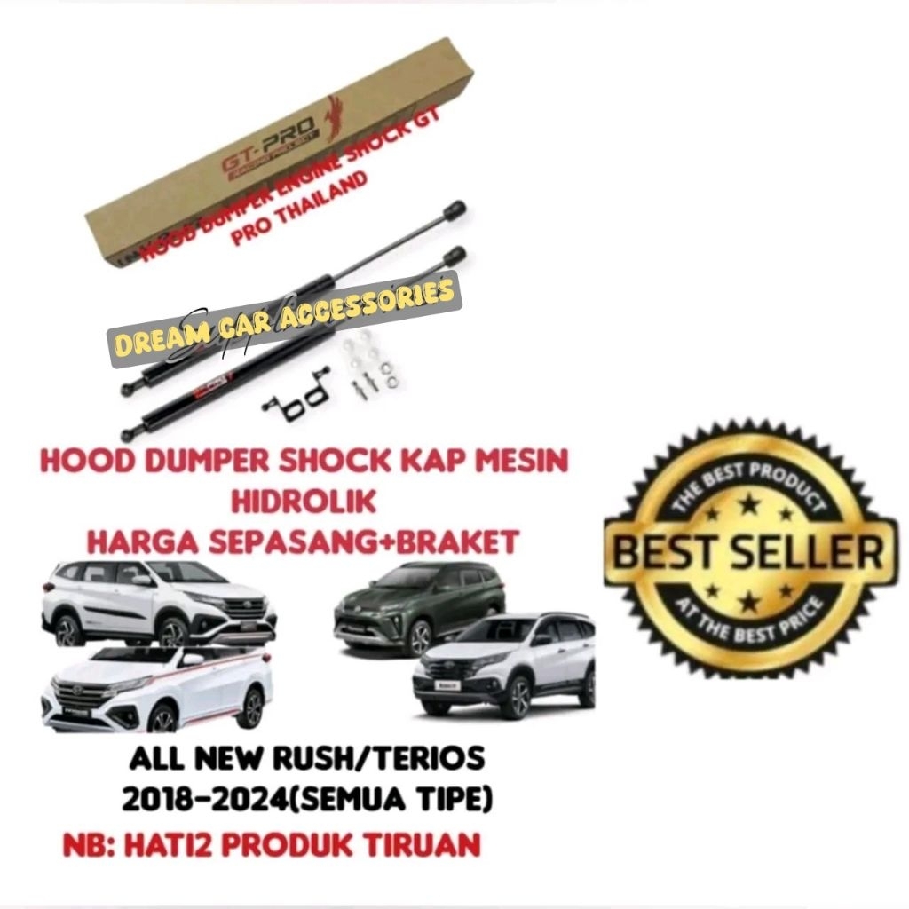 Jual Hood Dumper Engine Shock Kap Mesin Toyota Rush/Daihatsu Terios ...