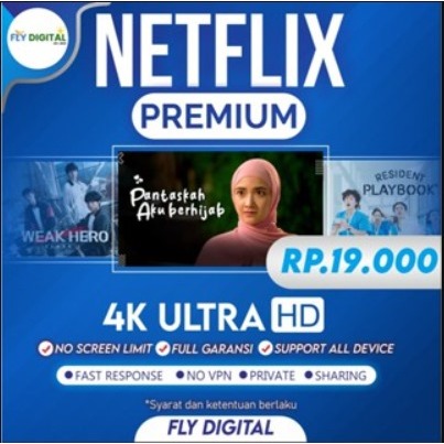 Jual NETFLIXX PREMIUM 4K UHD FULL GARANSI #6 | Shopee Indonesia