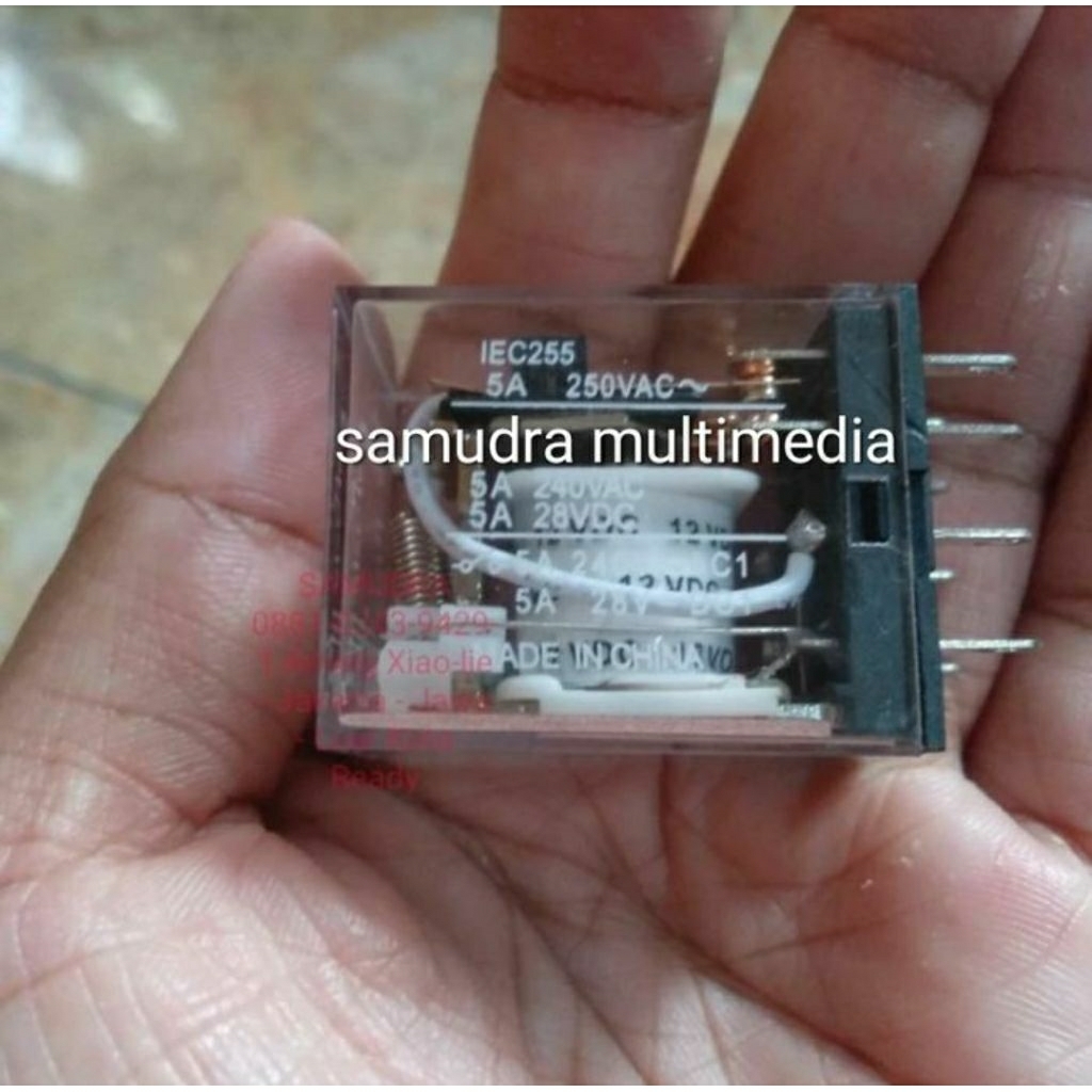 Jual RELAY IEC255 5A250VAC ( 5A240VAC / 5A28VDC ) relay ready relay ...