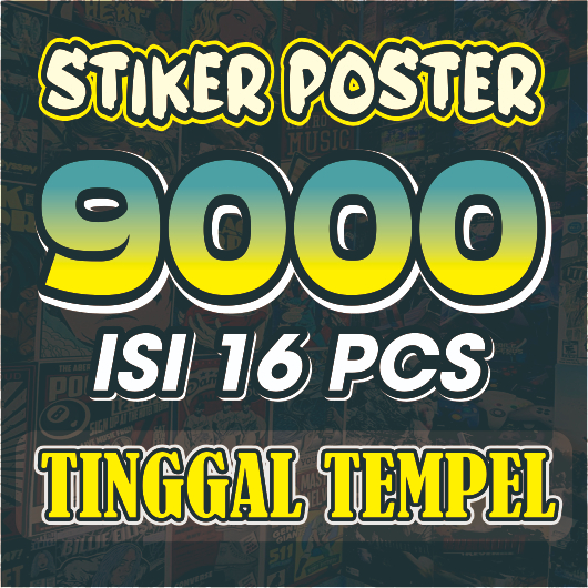 Jual [16PCS] Stiker Poster Dinding Aesthetic Tinggal Tempel | Shopee ...