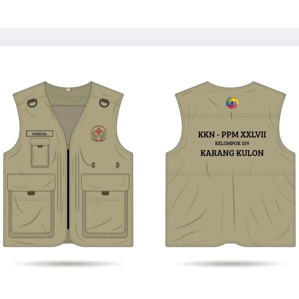 Jual Rompi KKN | Desain Suka Suka | Costum Bordir | Shopee Indonesia