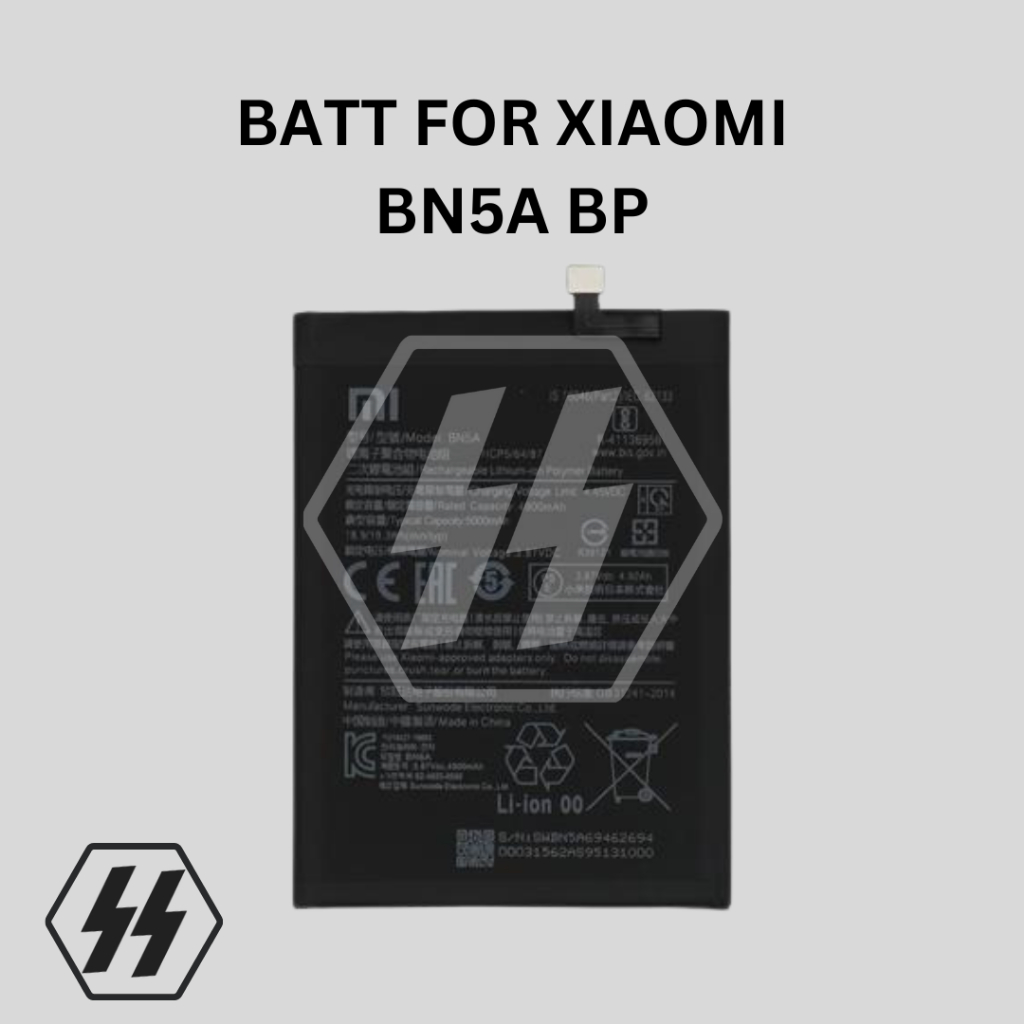 Jual BATERAI FOR REDMI BN5A BP/ REDMI BN5C BP/ REDMI BN5D BP/ REDMI ...