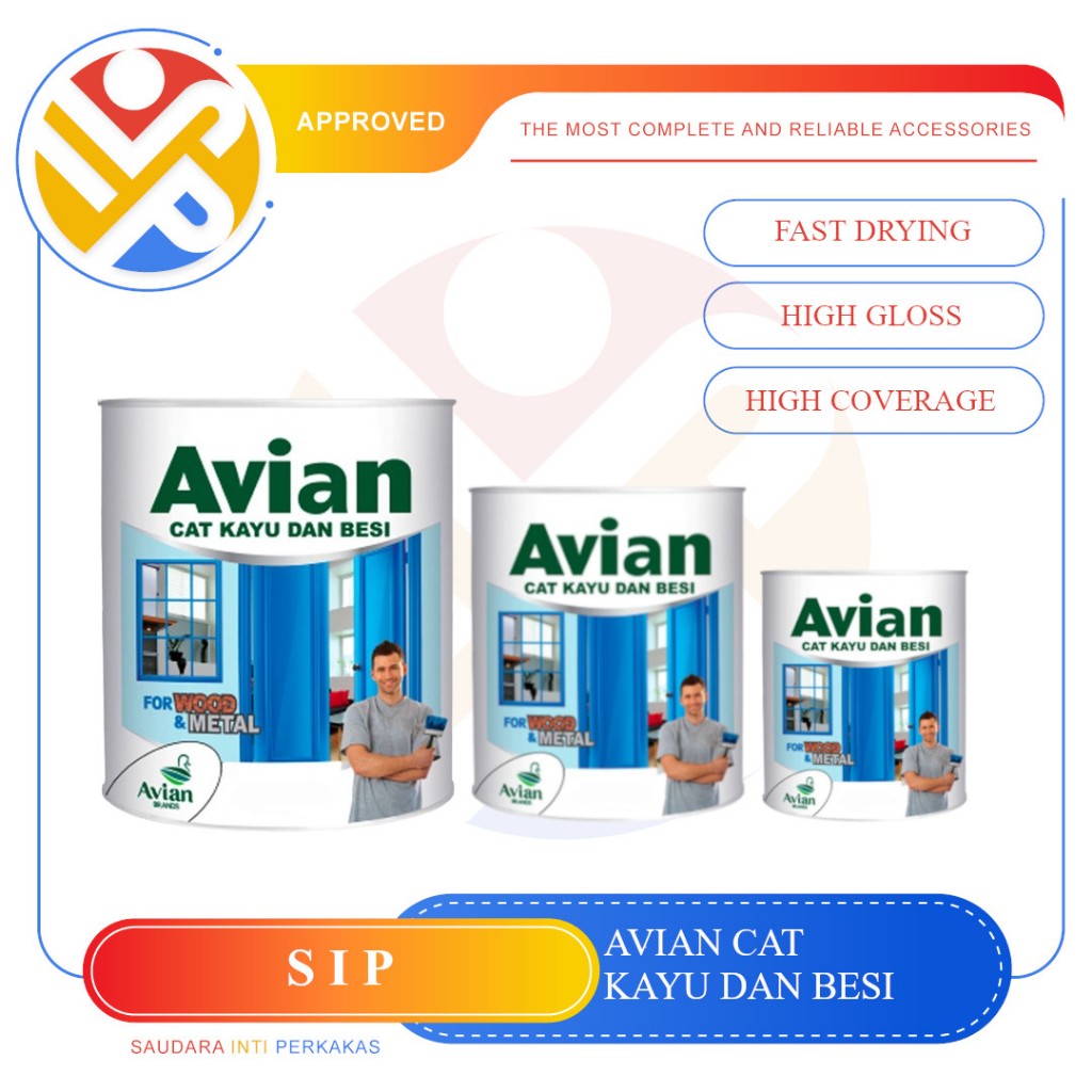 Jual Avian Cat Kayu dan Besi 1 Kg (0,9 Liter) | Shopee Indonesia