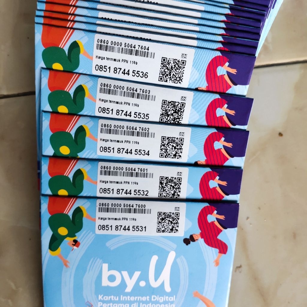 Jual O) Nomor Cantik ByU Telkomsel. Nocan ByU. Bonus Kuota 3GB | Shopee ...