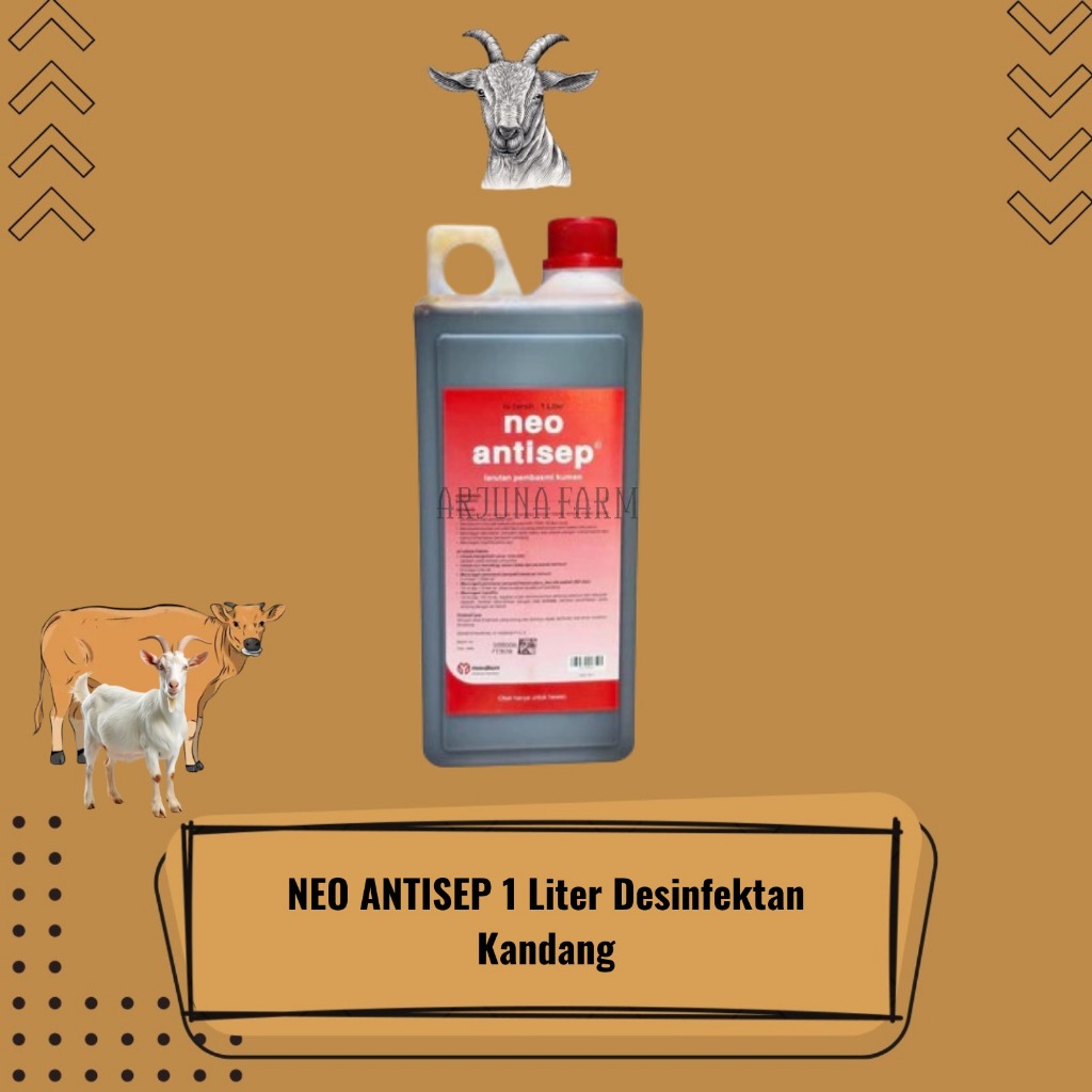 Jual Desinfektan Kandang Ayam Domba Kambing Neo Antisep 1L Medion ...