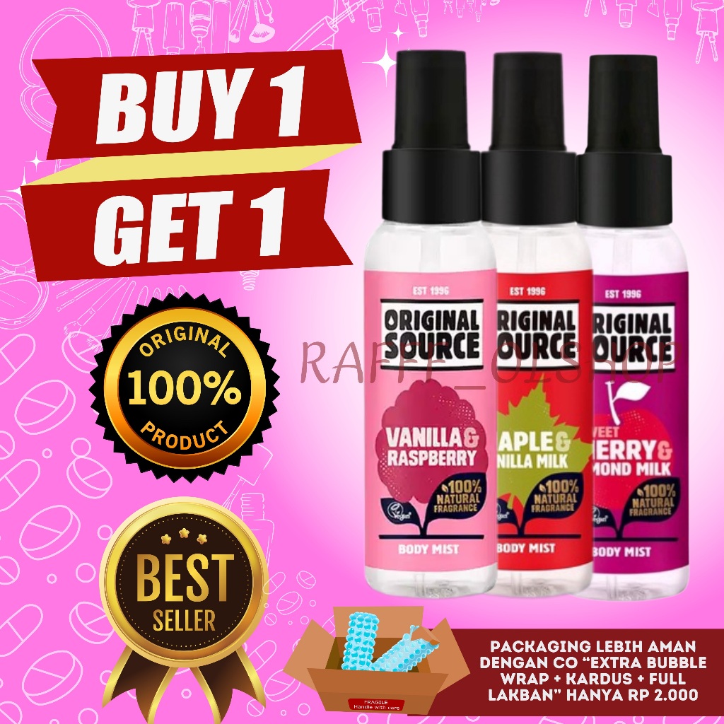 Jual Original Source Body Mist 100 Ml - BELI 1 GRATIS 1 | Shopee Indonesia