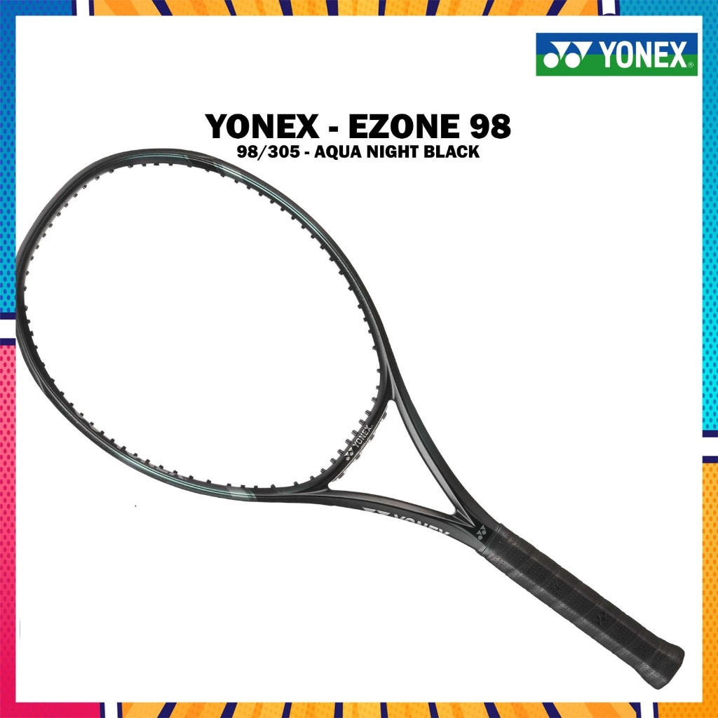 Jual YONEX Ezone 98 (305 gr) Aqua Night Black 2024 Racket Tennis Raket Tenis | Shopee Indonesia