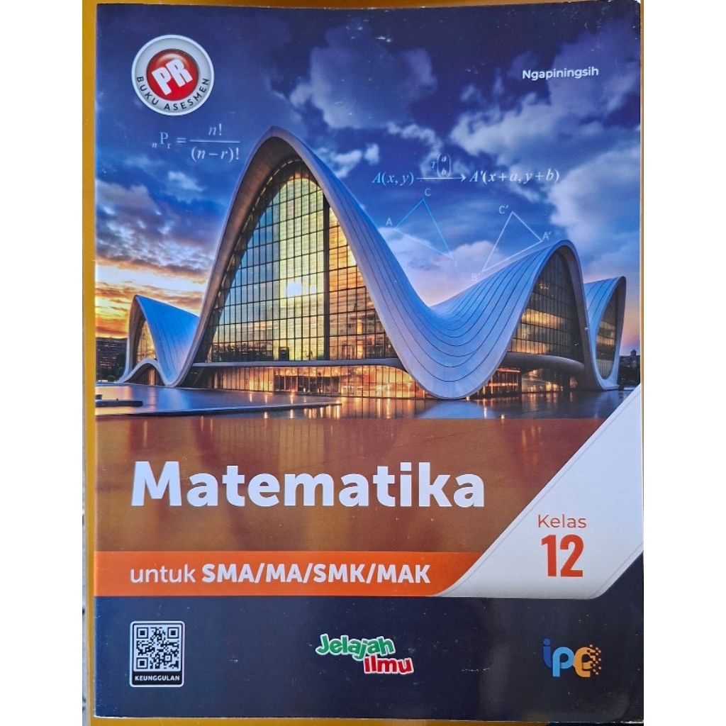 Jual Buku PR/LKS interaktif matematika wajib kelas 12 semester 1 Kurikulum Merdeka intan ...
