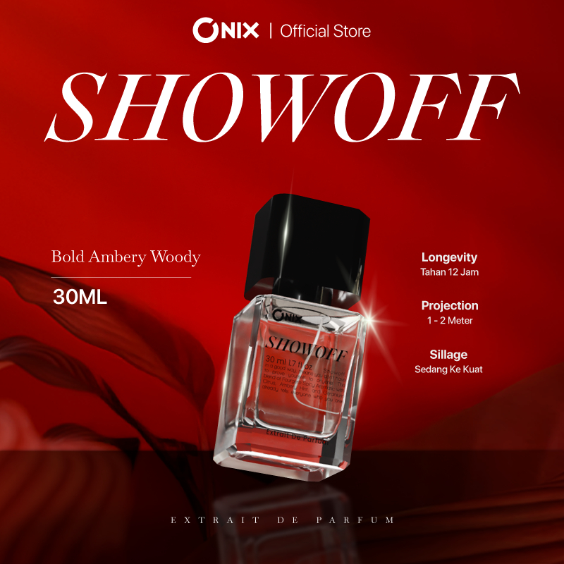 Jual NEW ARRIVAL! ONIX Fragrance - SHOWOFF Extrait De Parfum 30ml 50ml ...