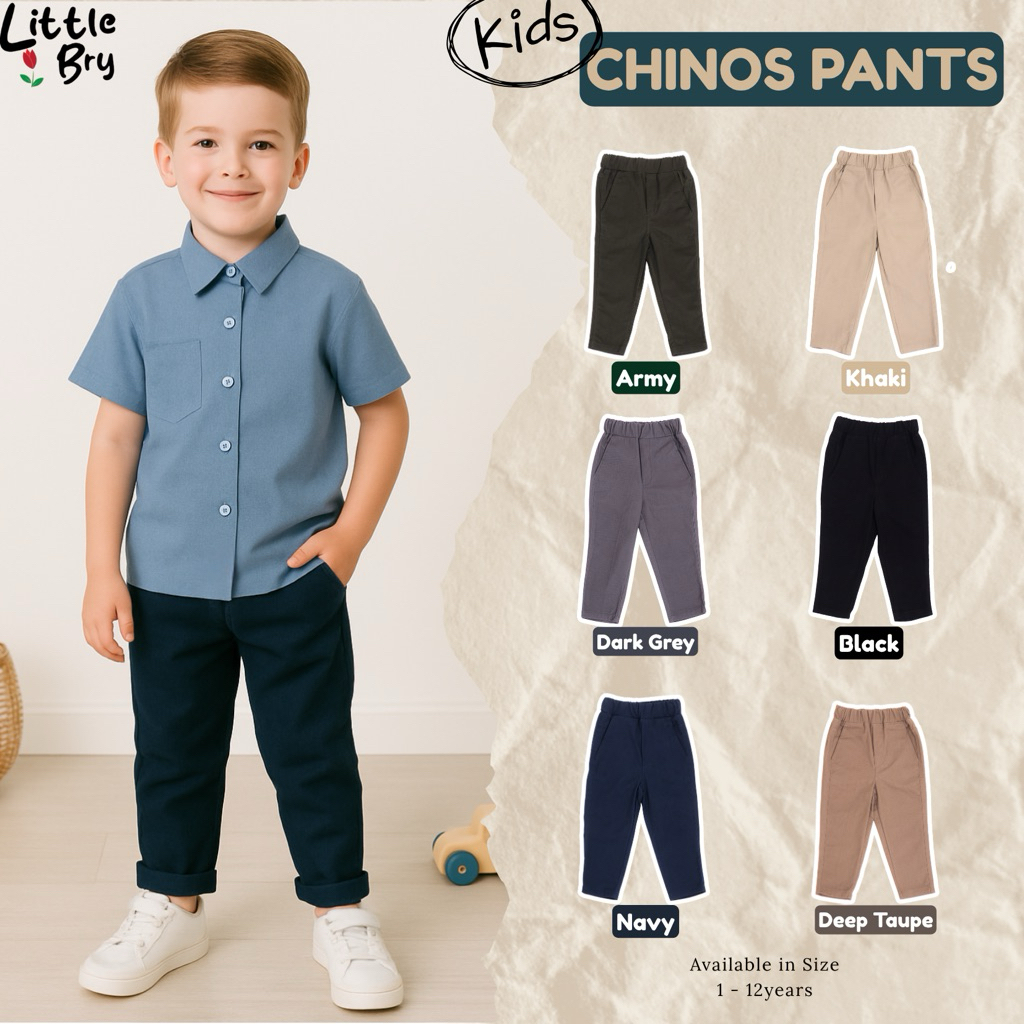 Jual LITTLEBRY Celana Chinos Anak Laki-Laki Celana Panjang Anak / Kids ...