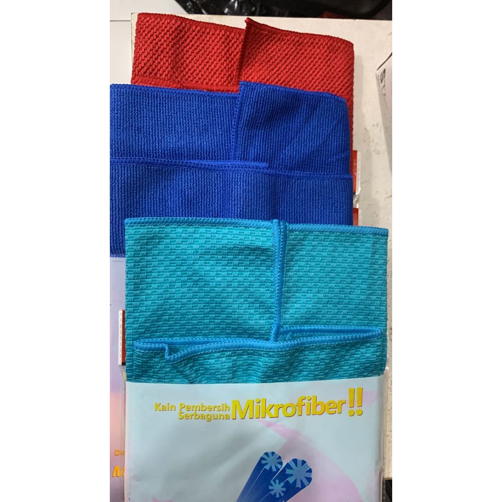 Jual lap microfiber premium honaga 40x40 cm YANG MAHAL ( nb ada ...