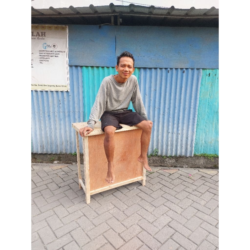 Jual Gerobak lipat/booth portable / gerobak minimalis/gerobak bongkar ...
